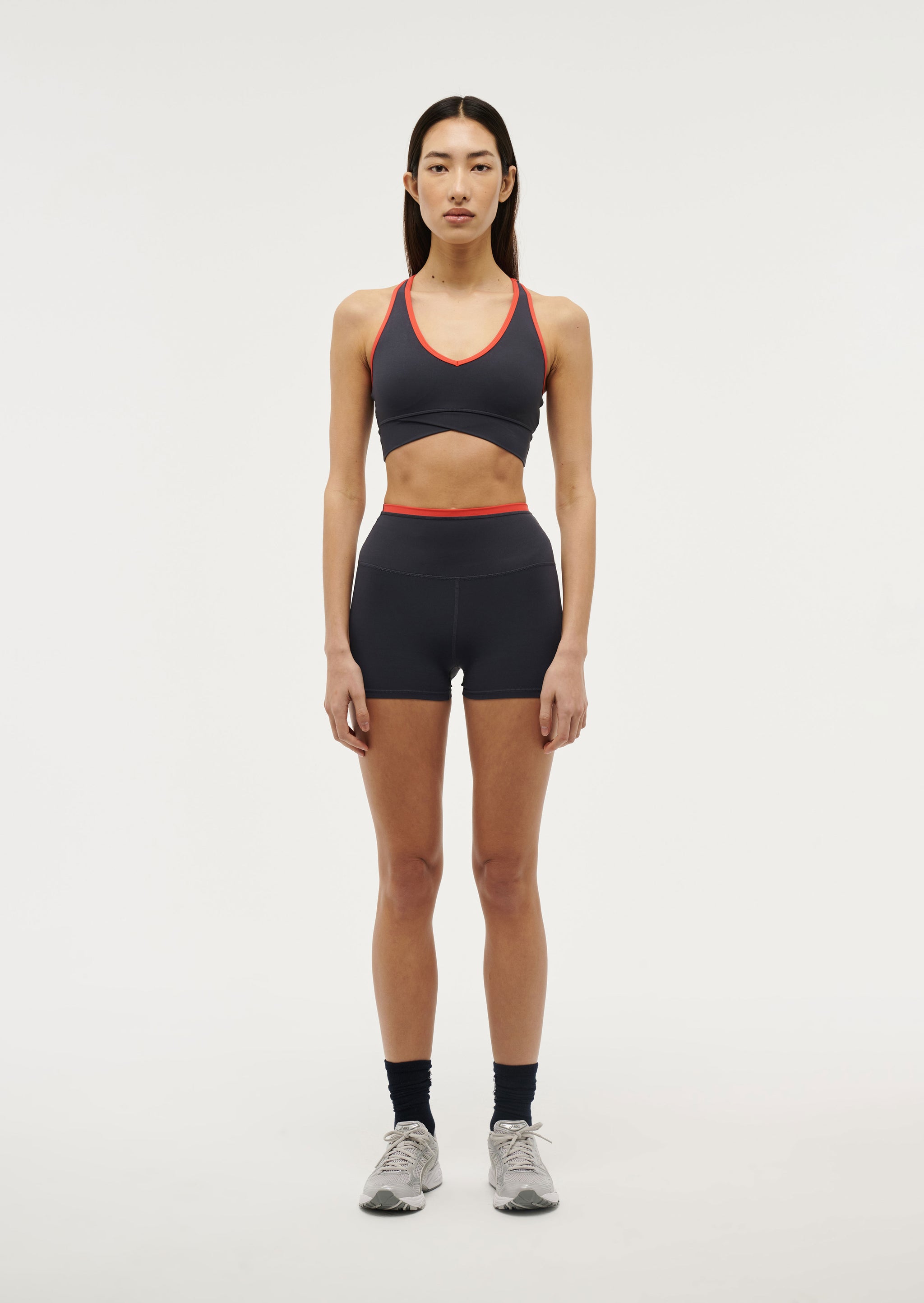 Vita 2 5" Bike Short | Marine Blue / Poppy Red | P.E Nation