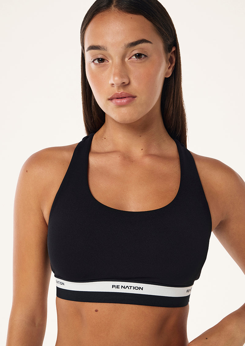 Avant Sports Bra | Black | P.E Nation – P.E Nation Global