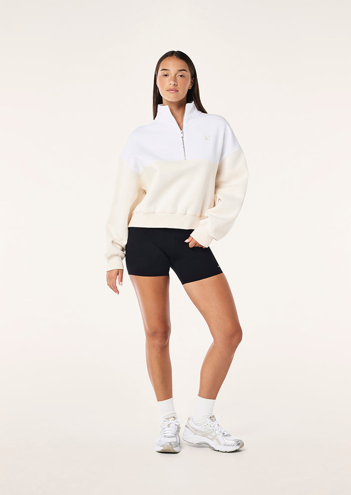 Centre Field Sweat | Whisper White | P.E Nation