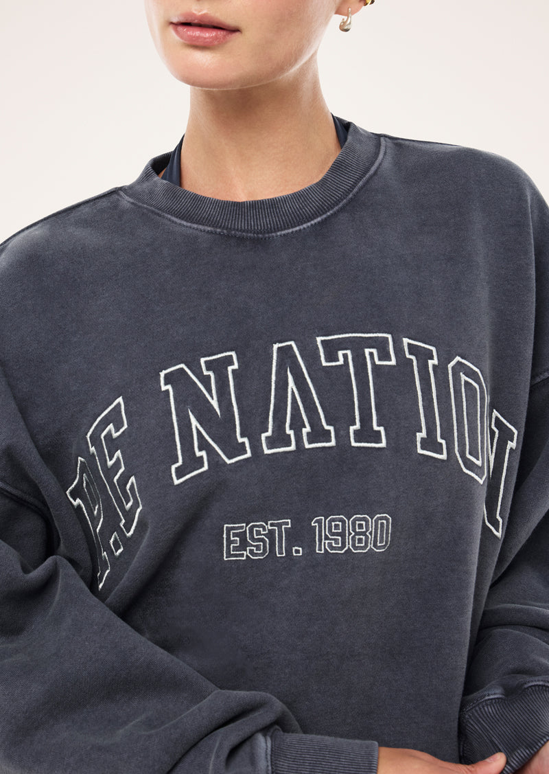 Core Sweat | Washed Marine Blue | P.E Nation