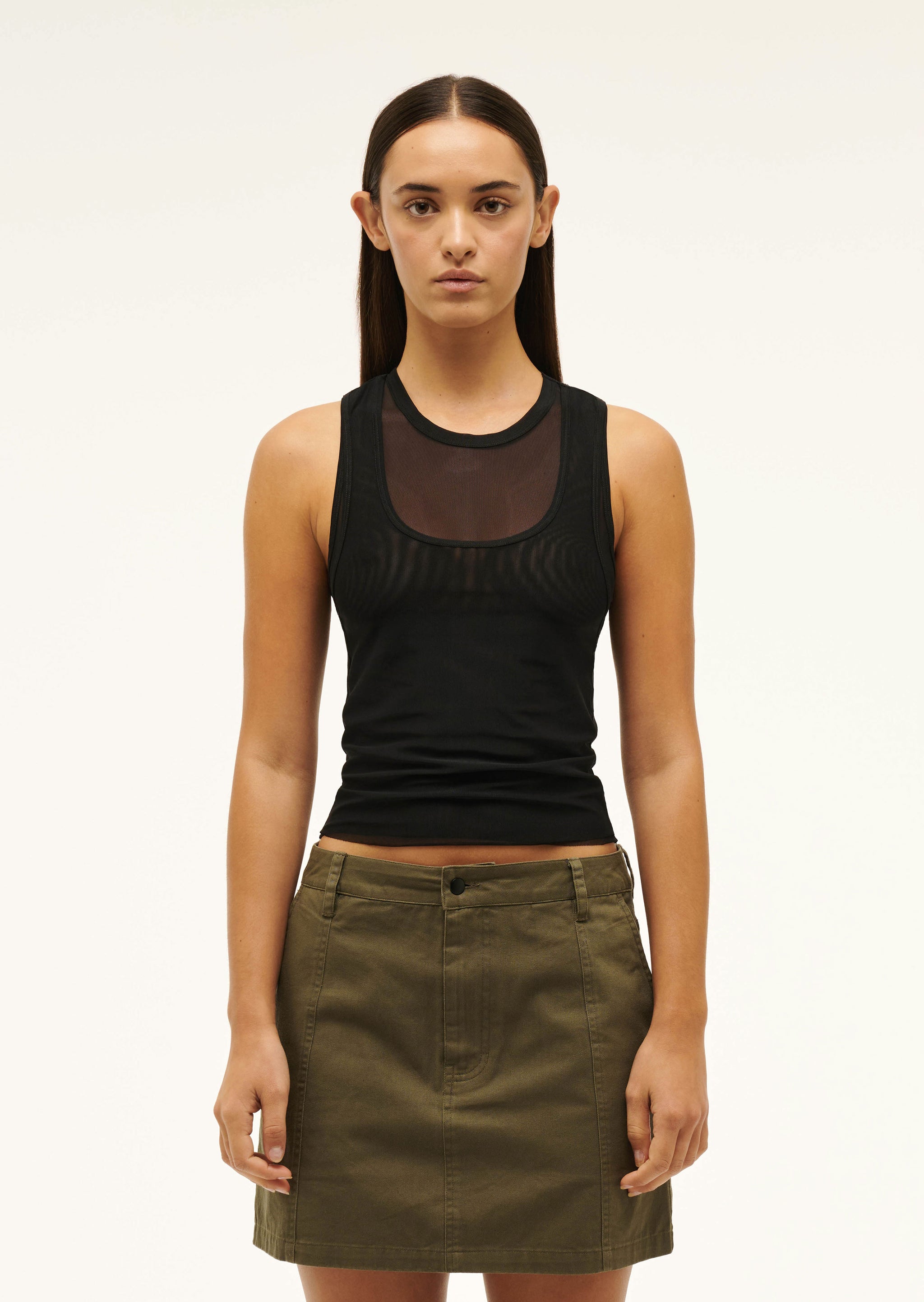 Discovery Mesh Tank | Black | P.E Nation