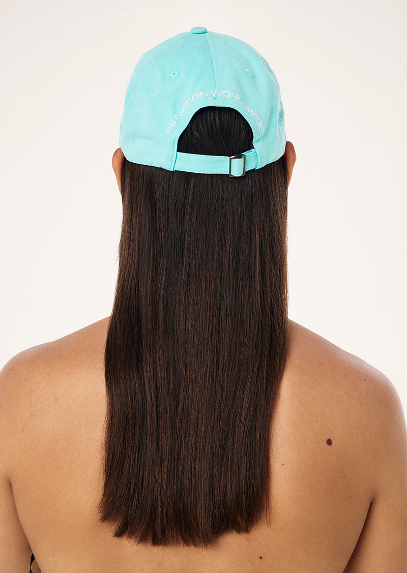 Heads Up Cap | Aqua & Optic White | P.E Nation