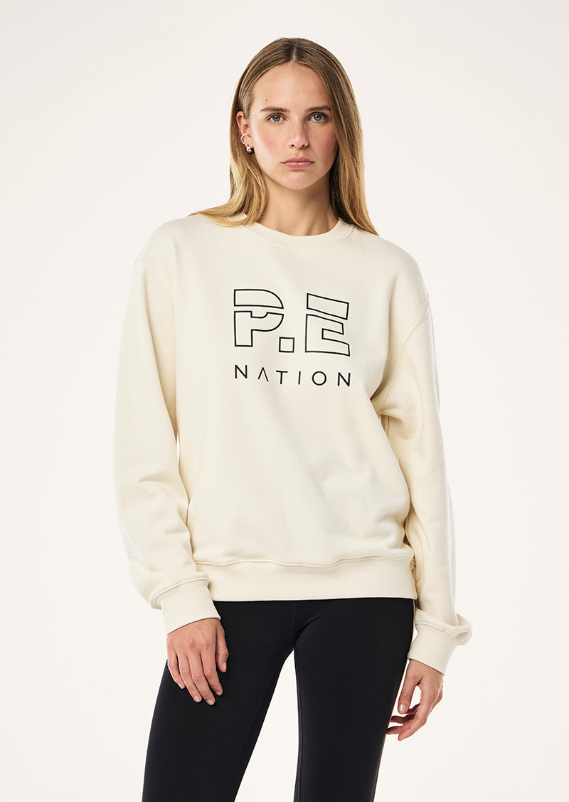 Heads Up Sweat | Whisper White | P.E Nation