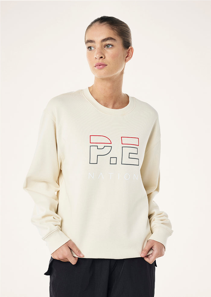 Heads Up Sweat | Whisper White | P.E Nation