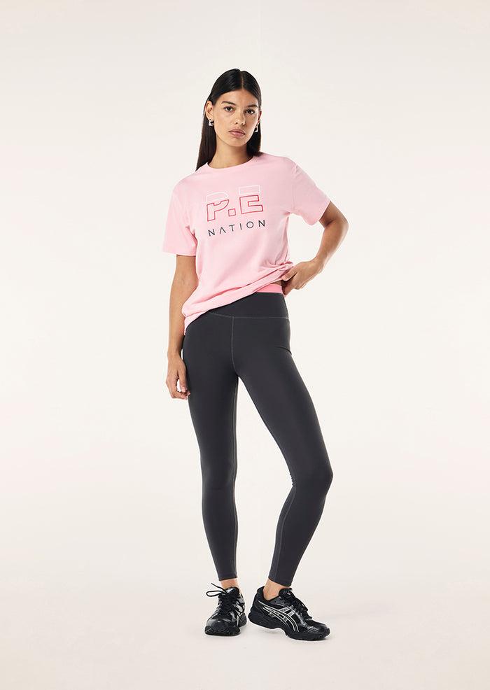 Heads Up Tee | Candy Pink | P.E Nation