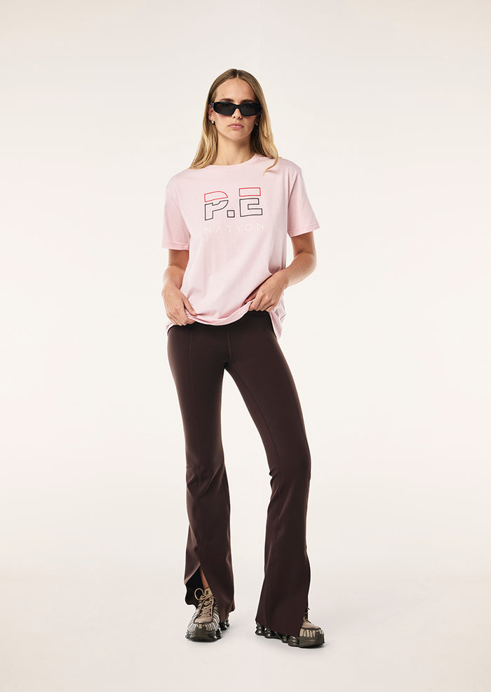 Heads Up Tee | Chalk Pink | P.E Nation