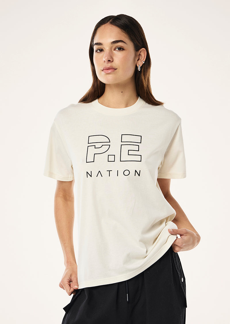 Heads Up Tee | Whisper White | P.E Nation