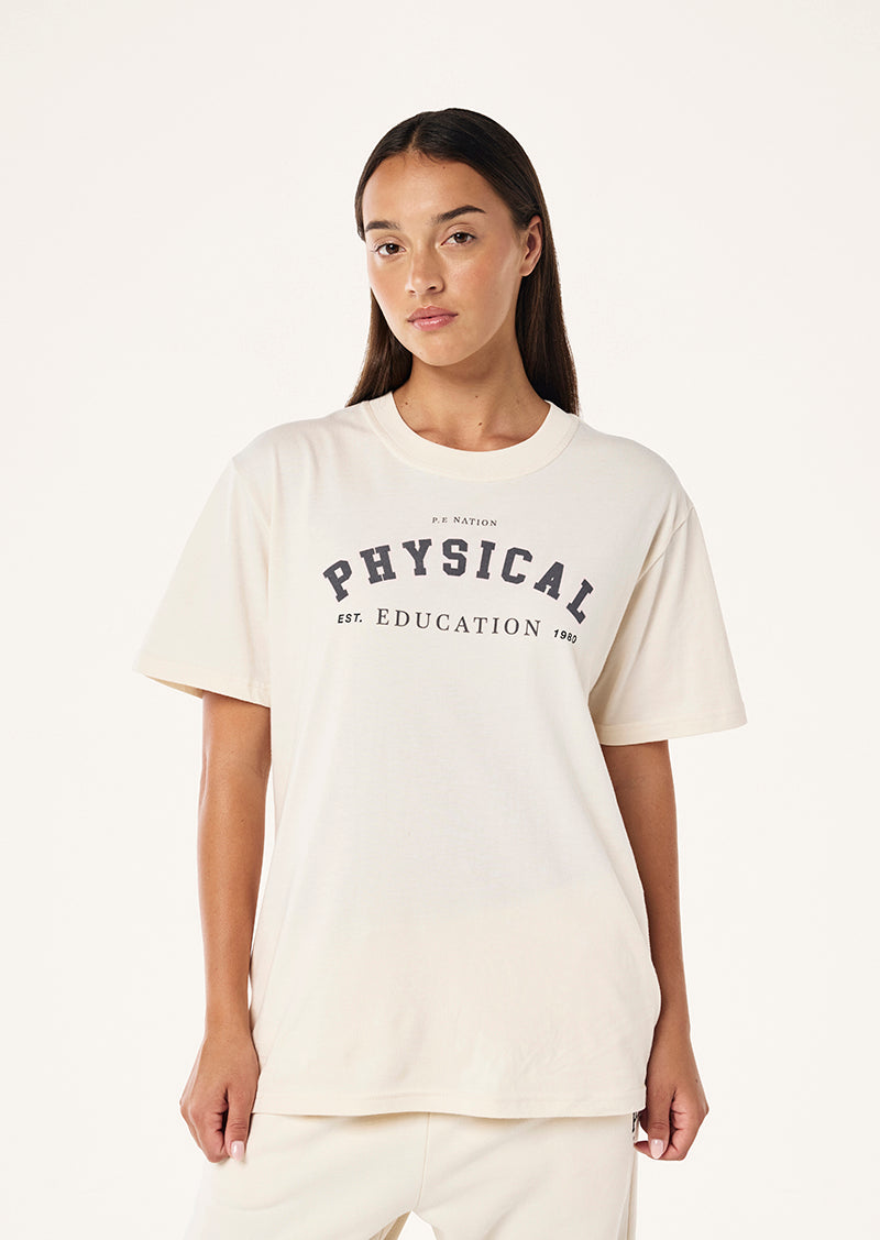 Physical Tee | Whisper White | P.E Nation