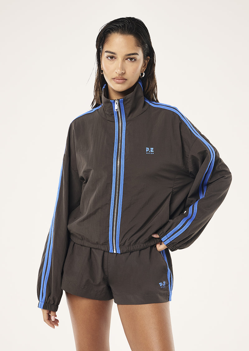 Relay Spray Jacket | Coffee | P.E Nation