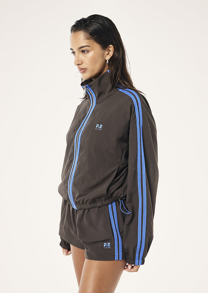Relay Spray Jacket | Coffee | P.E Nation
