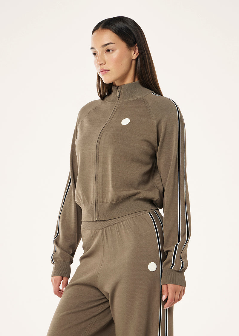 Retreat Knit Jacket | Biscuit | P.E Nation – P.E Nation Global