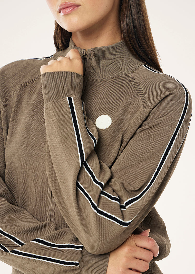 Retreat Knit Jacket | Biscuit | P.E Nation – P.E Nation Global