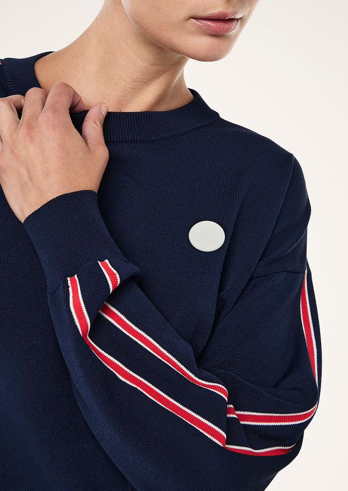 Retreat Knit Jumper | Dark Navy | P.E Nation