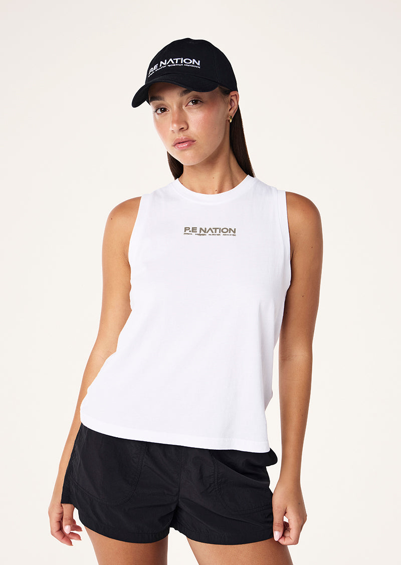 Shuffle Tank | Optic White |P.E Nation