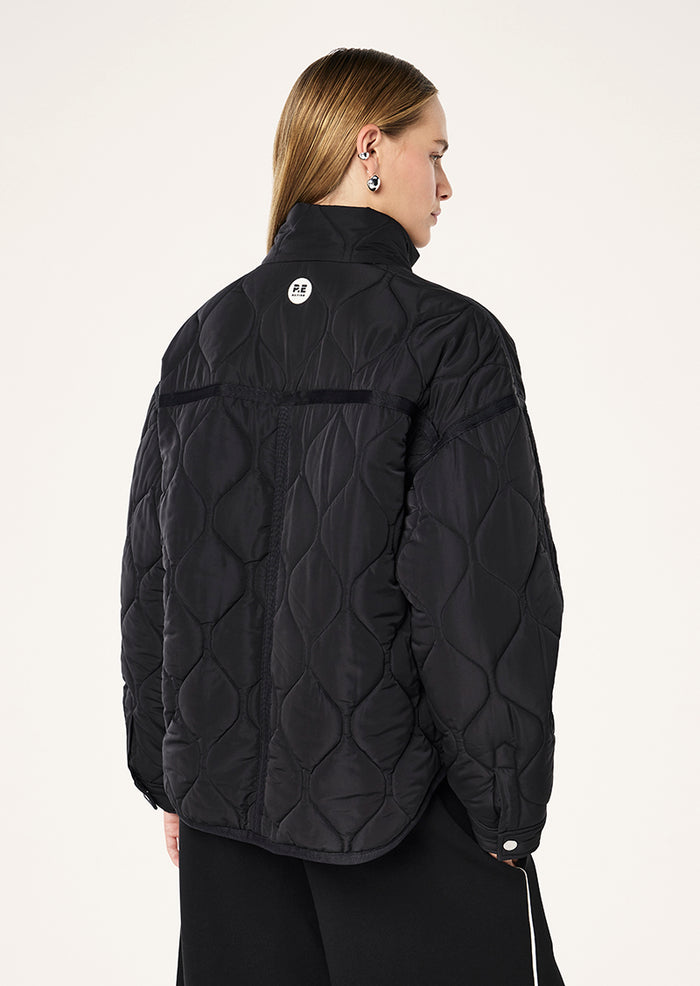 Surge Quilt Jacket | Black | P.E Nation