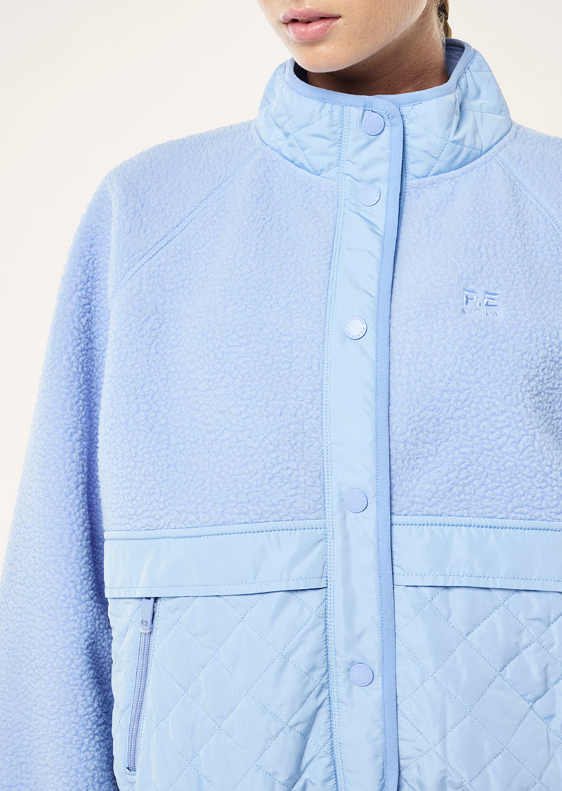 Technique Quilt Jacket | Dusty Blue | P.E Nation – P.E Nation Global
