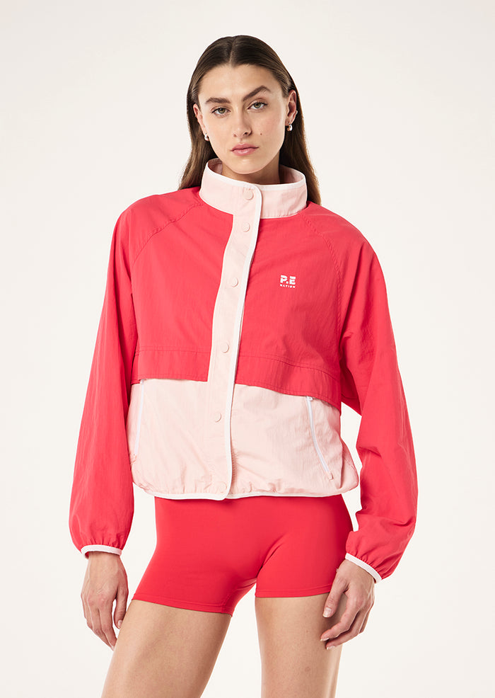Technique Spray Jacket | Strawberry | P.E Nation