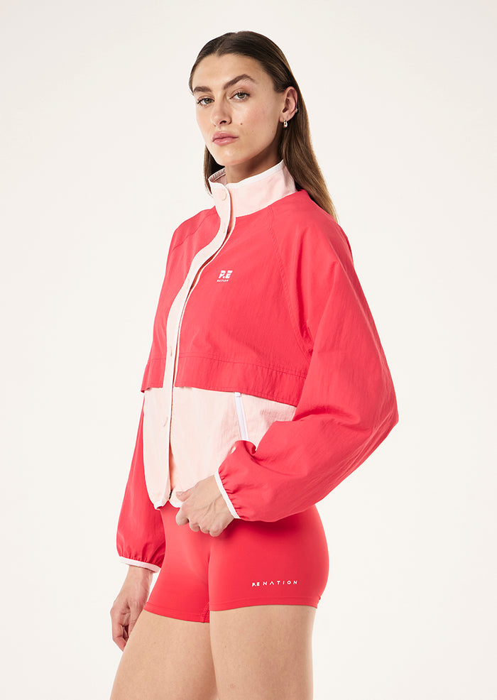 Technique Spray Jacket | Strawberry | P.E Nation