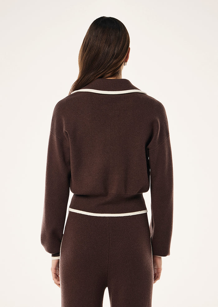 Verge Knit Jacket | Espresso | P.E Nation