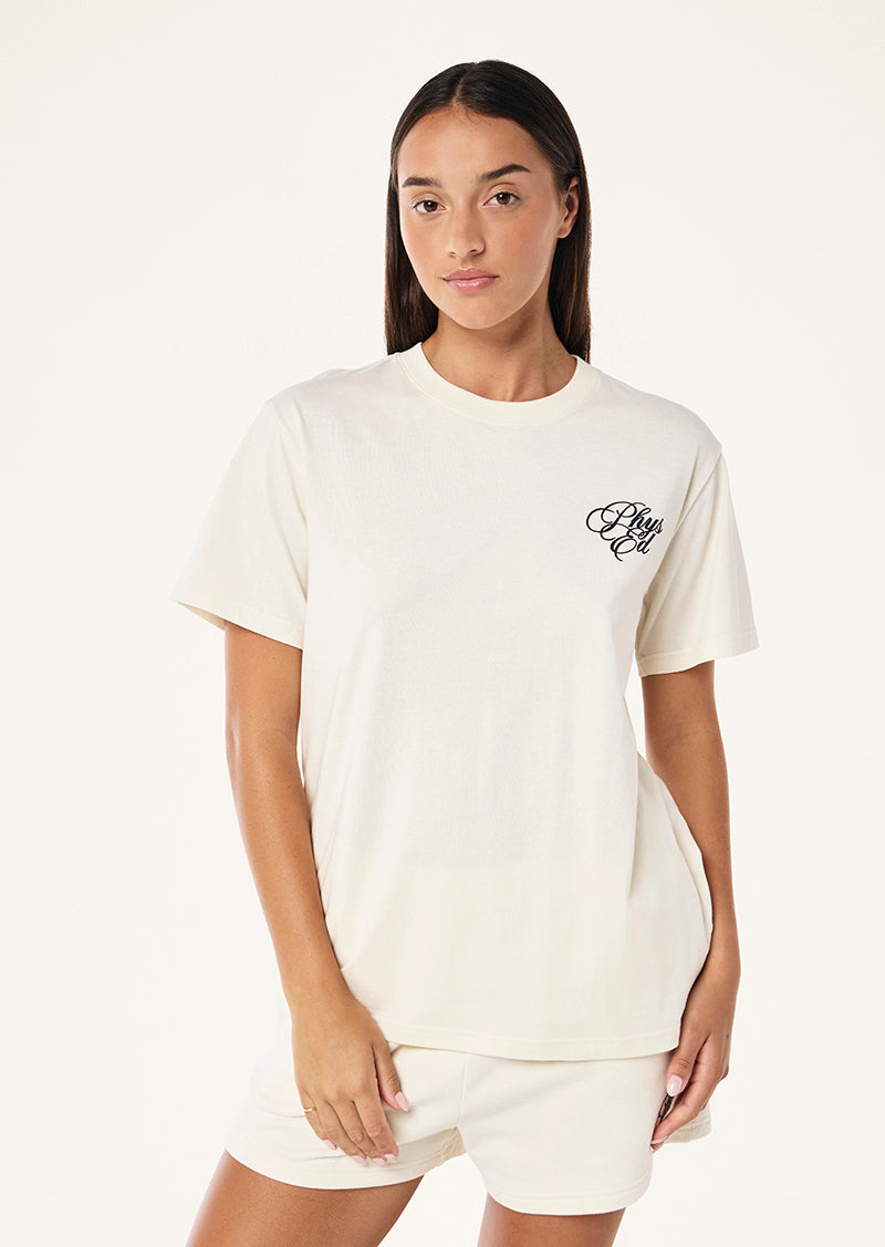 Warm Up Short Sleeve Tee | Whisper White | P.E Nation